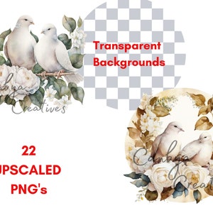 Magical White Doves, Doves, Flowers and Infinity Symbols, Marriage ...