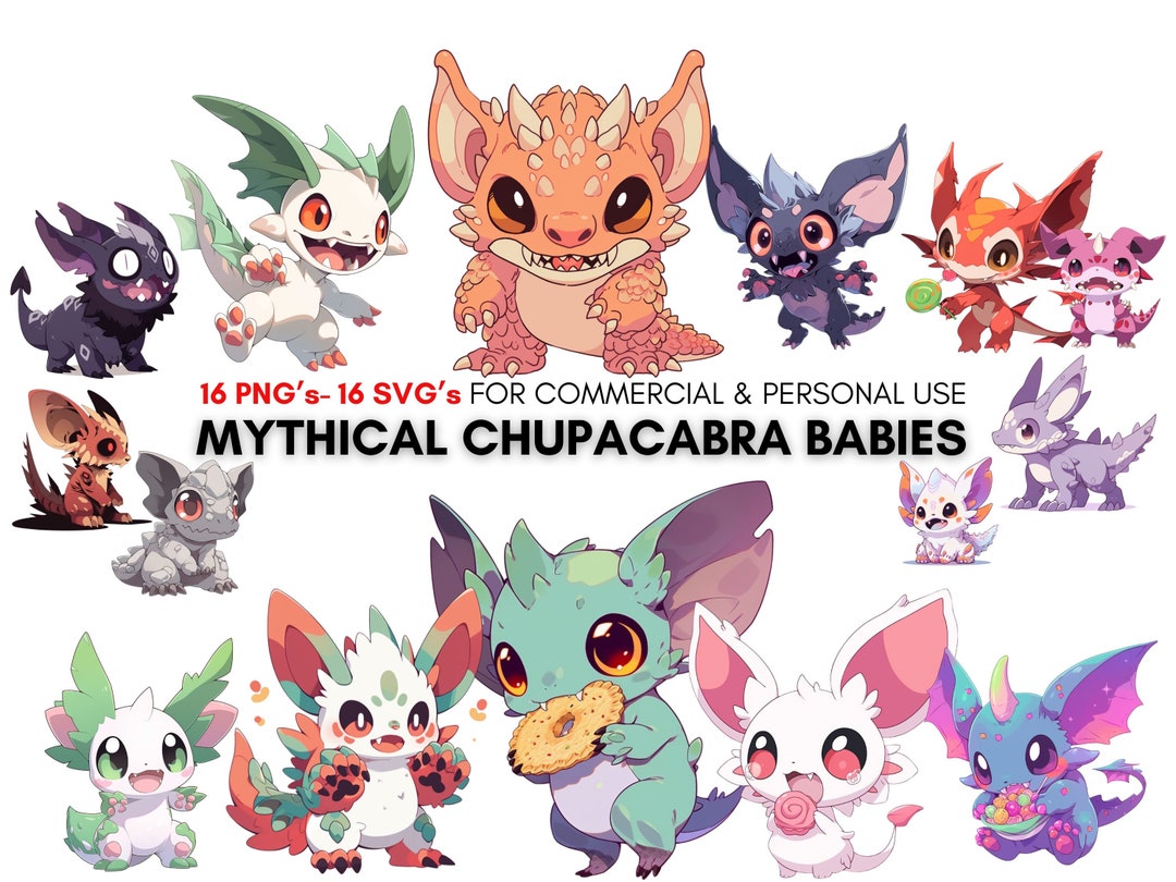 Kawaii Watercolor Mythical Creatures Svg Png Clipart, Mystical ...