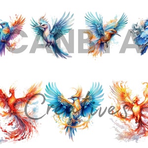 Mythical Creatures, Watercolor Clipart, for Commercial and Personal Use ...