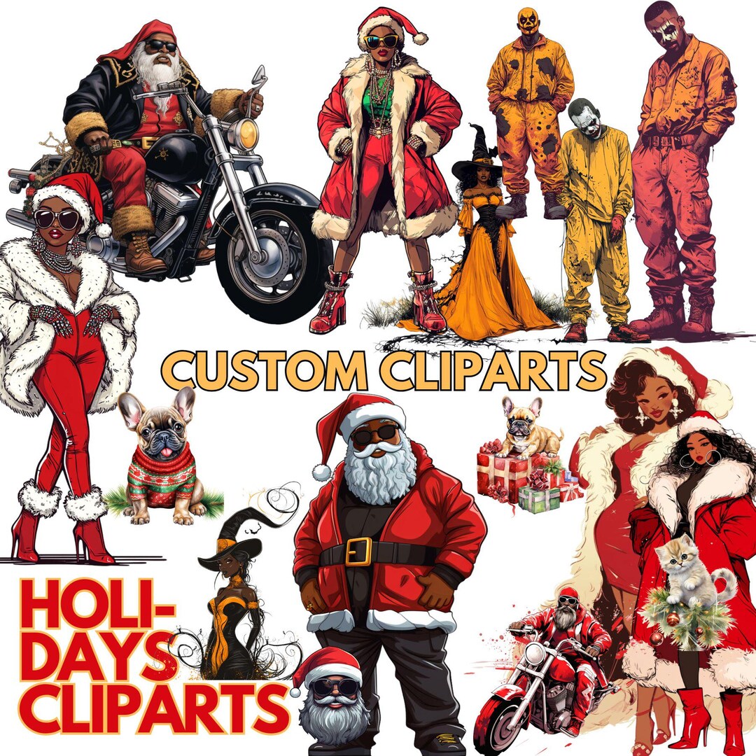 Personalized Clipart Bundle | Custom Designs for Stickers, Tumblers ...