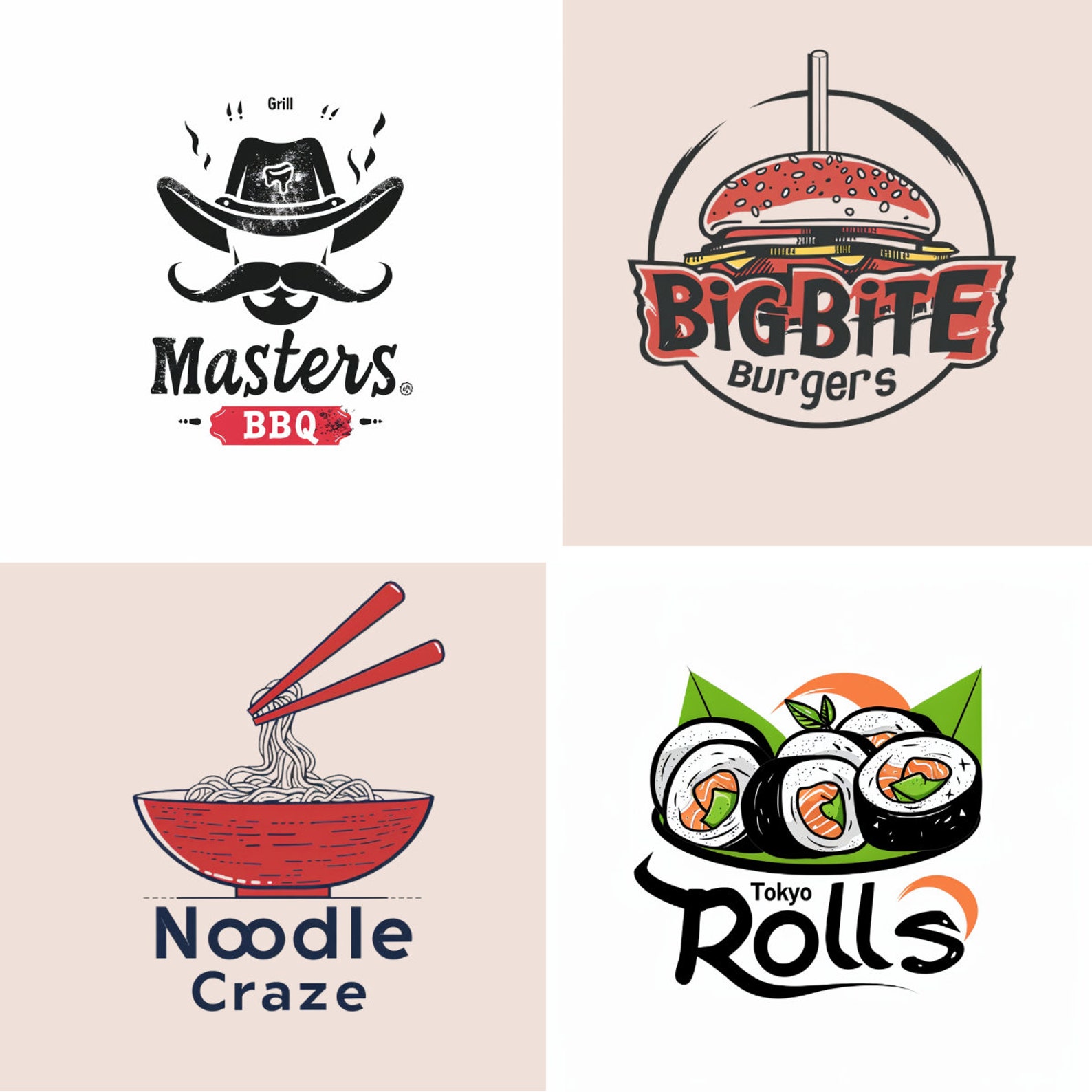 Custom Logo Designs for Food Businesses, Custom Business Logo, Hyper ...