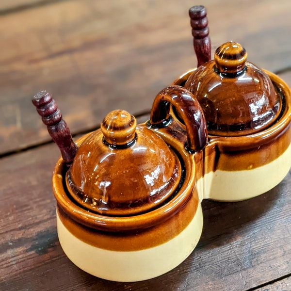 Stoneware Condiment - Etsy