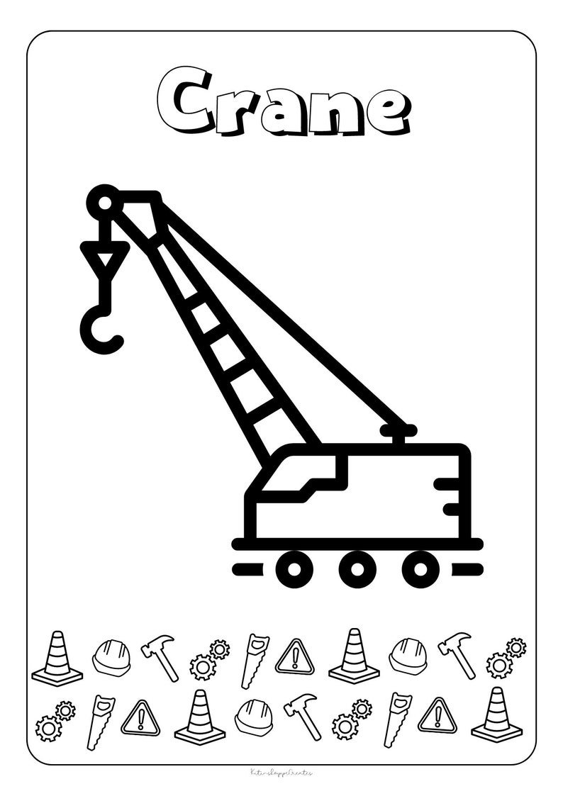 Construction Trucks Coloring Pages Printable Construction Vehicles for ...