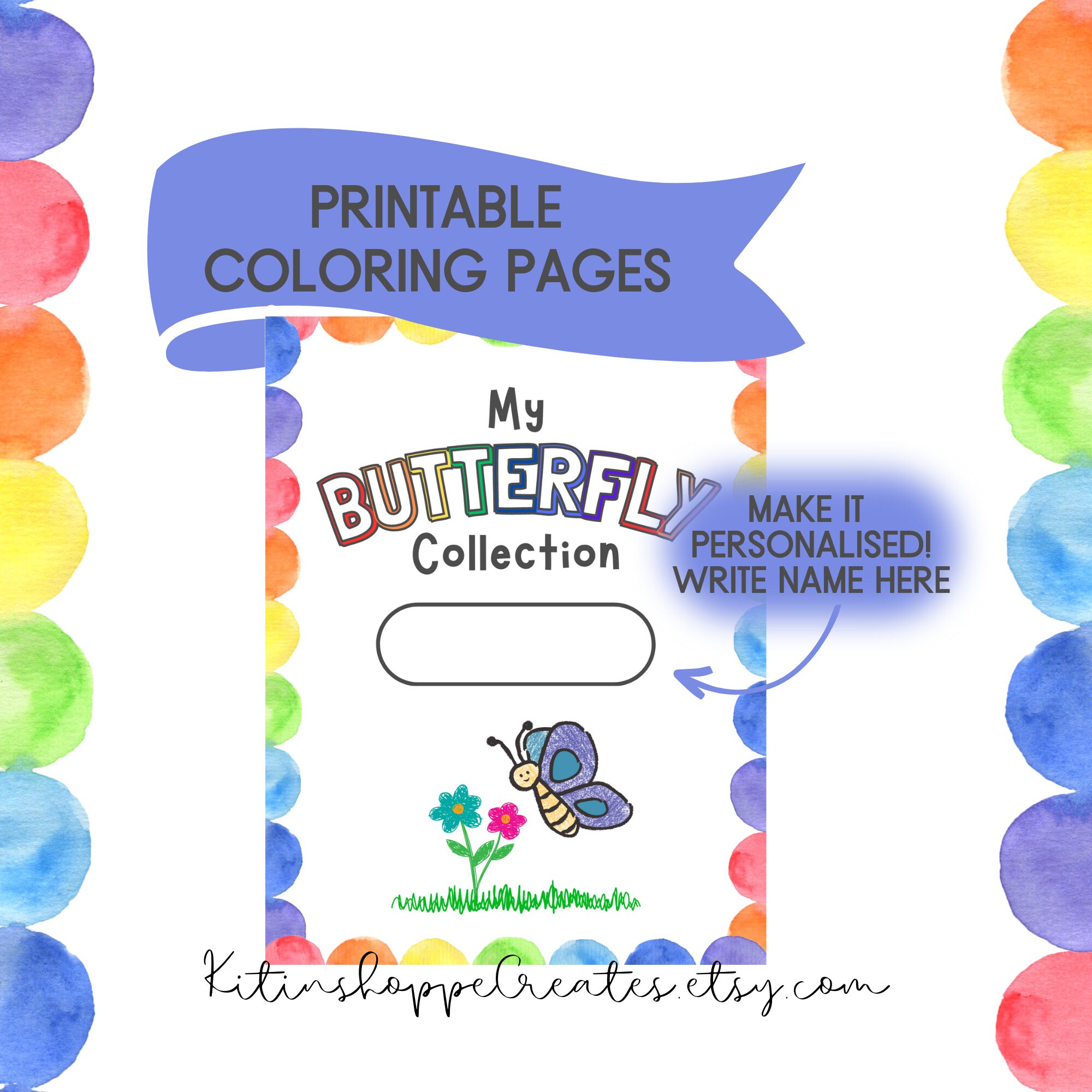Butterfly Coloring Pages for Kids Printable Butterfly Collection ...