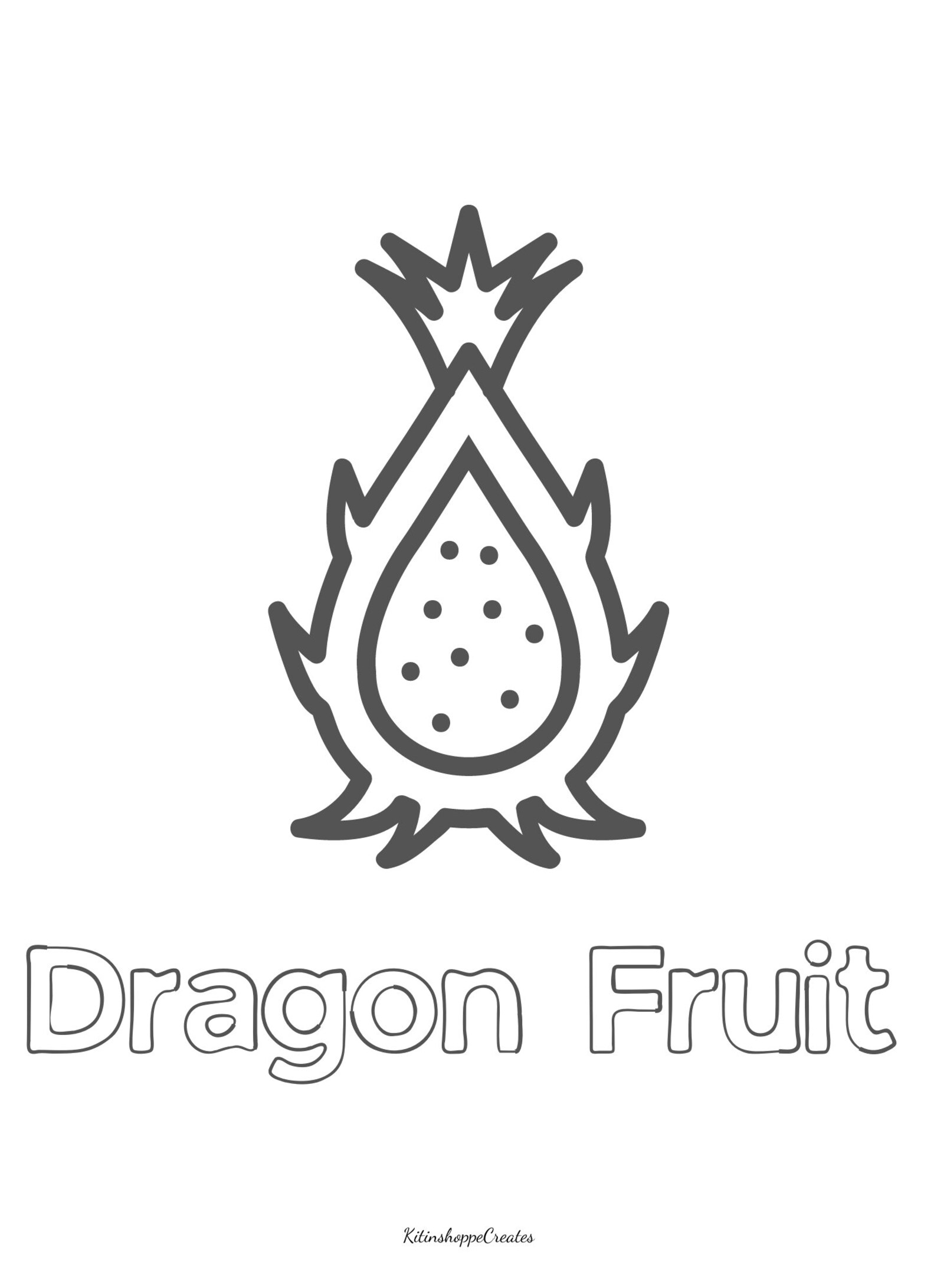 Coloring Pages Fruits Kids Printable Coloring Pages Fruit With Names ...