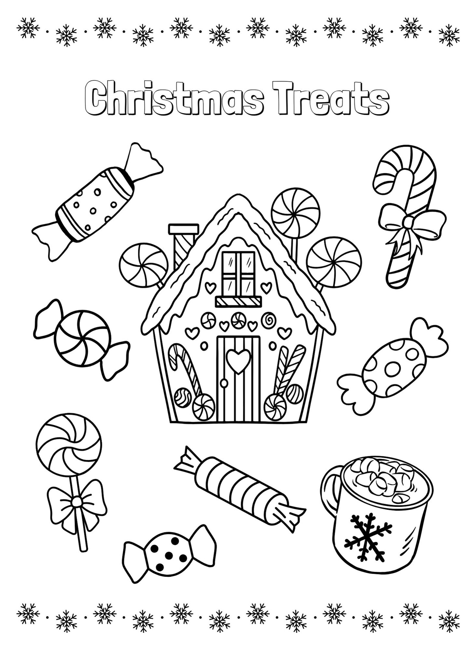 Dear Santa Christmas Printable Coloring Pages Kids Craft Christmas ...