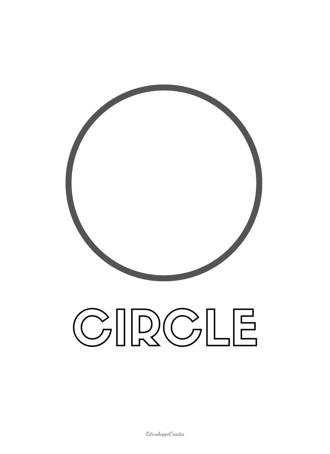 Coloring Pages All About Shapes Printable Coloring Pages for - Etsy