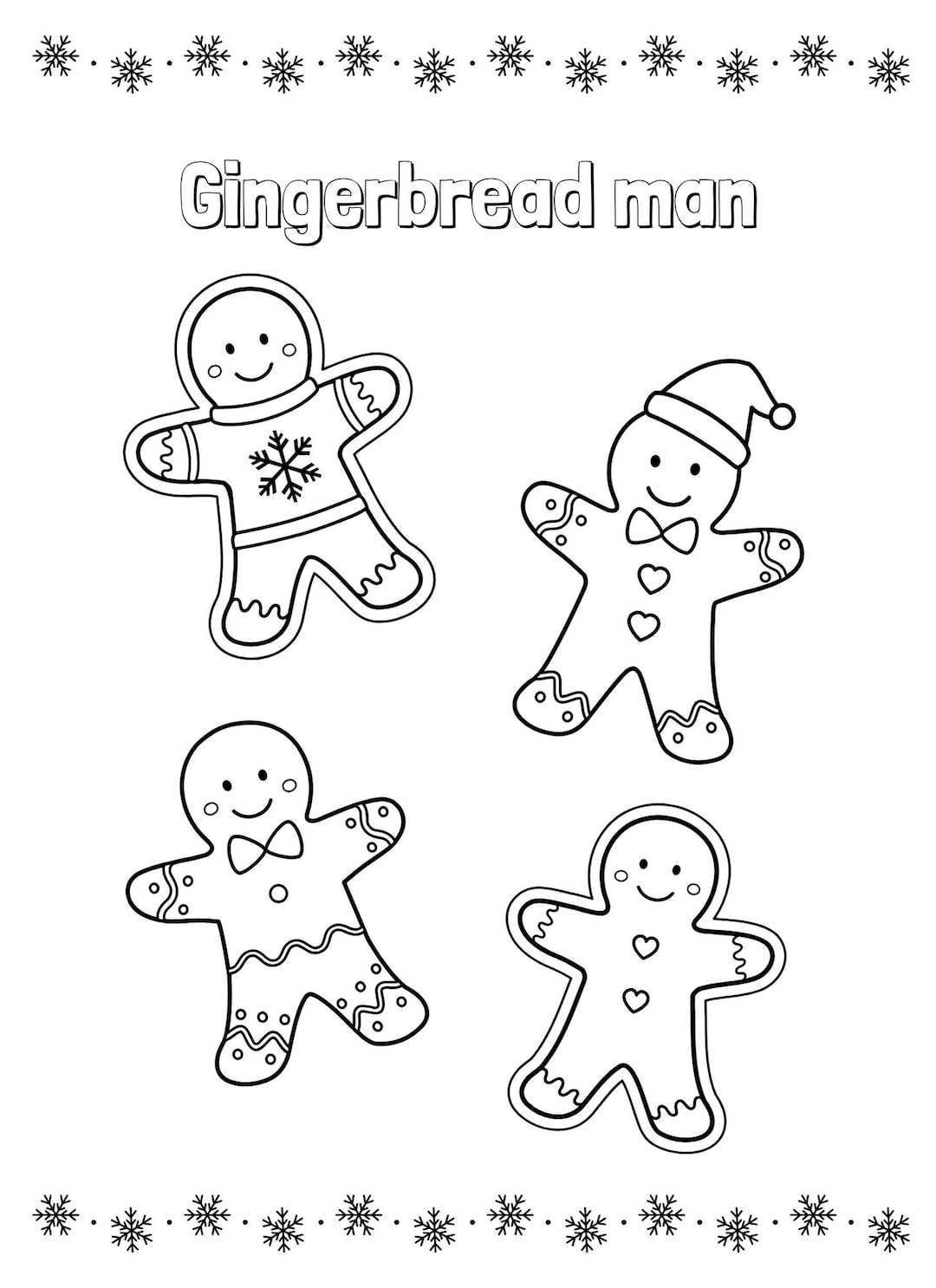 Dear Santa Christmas Printable Coloring Pages Kids Craft Christmas ...