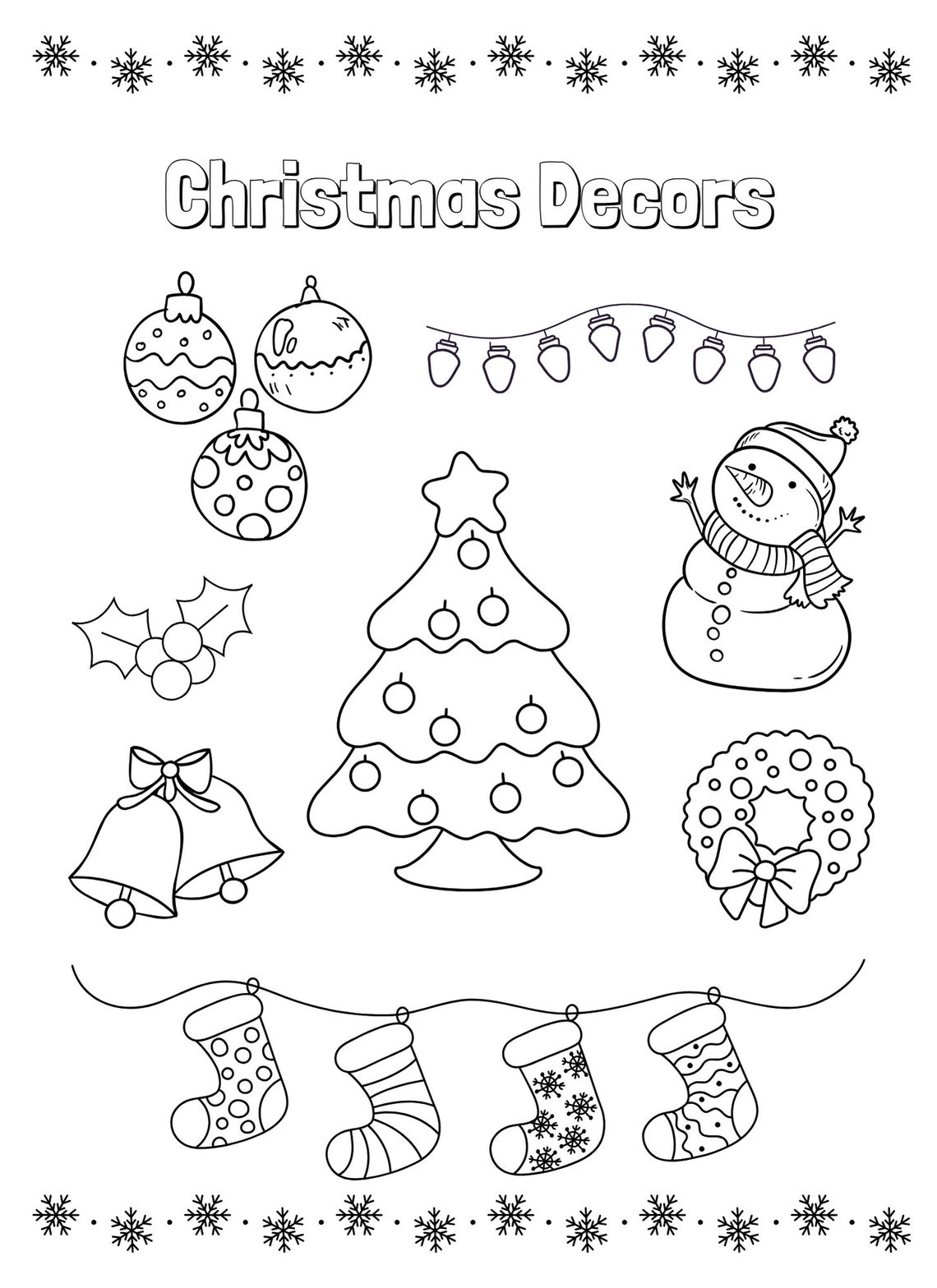 Dear Santa Christmas Printable Coloring Pages Kids Craft Christmas ...