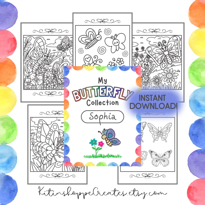 Butterfly Coloring Pages for Kids Printable Butterfly Collection ...