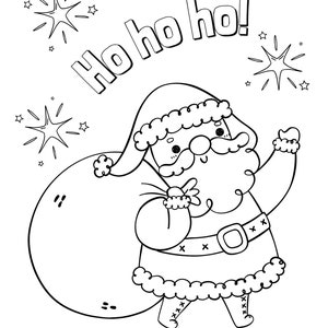 Dear Santa Christmas Printable Coloring Pages Kids Craft Christmas ...