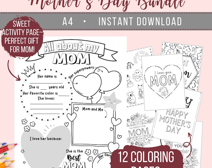 Printable Gift Idea for Dad All About My Dad Printable Father’s Day ...