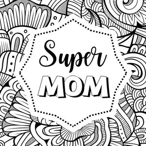 Mother's Day Coloring Pages, All About My Mom Printable, Gift for Mom ...