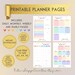 Daily Planner With Goal and Meal Plan Printable Weekly Planner ...
