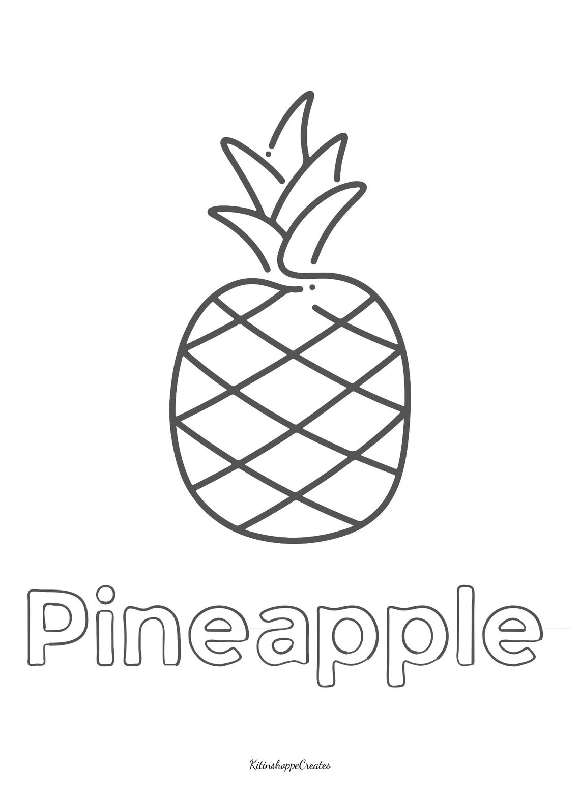 Coloring Pages Fruits Kids Printable Coloring Pages Fruit With Names ...