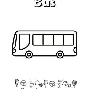 Vehicle Coloring Pages Kids Vehicle Printable Coloring Homeschool ...
