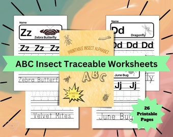 Preschool Alphabet Coloring Book Printable Coloring Activity - Etsy