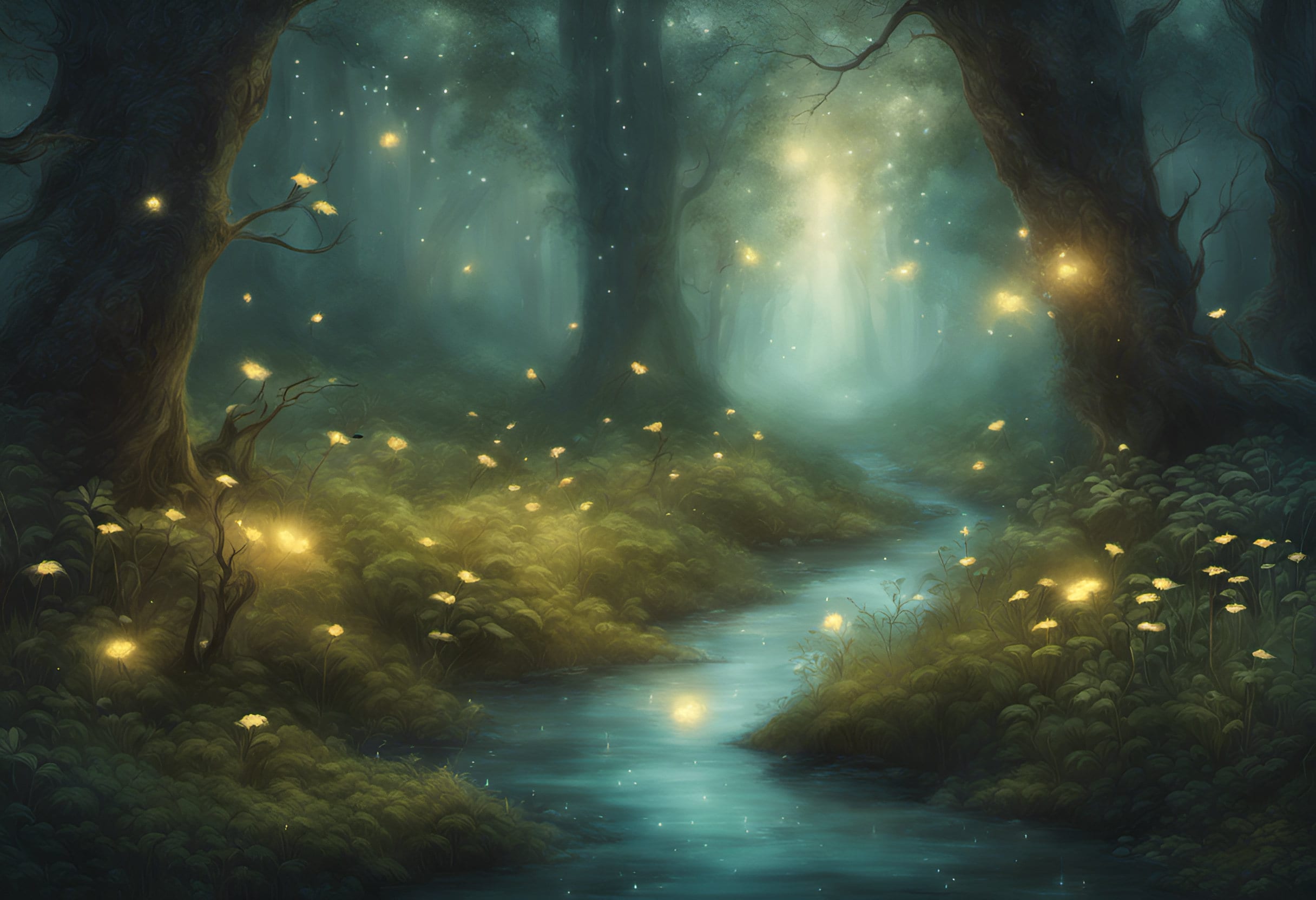 Enchanted Forest Landscape 4 High Quality Digital Images - Etsy