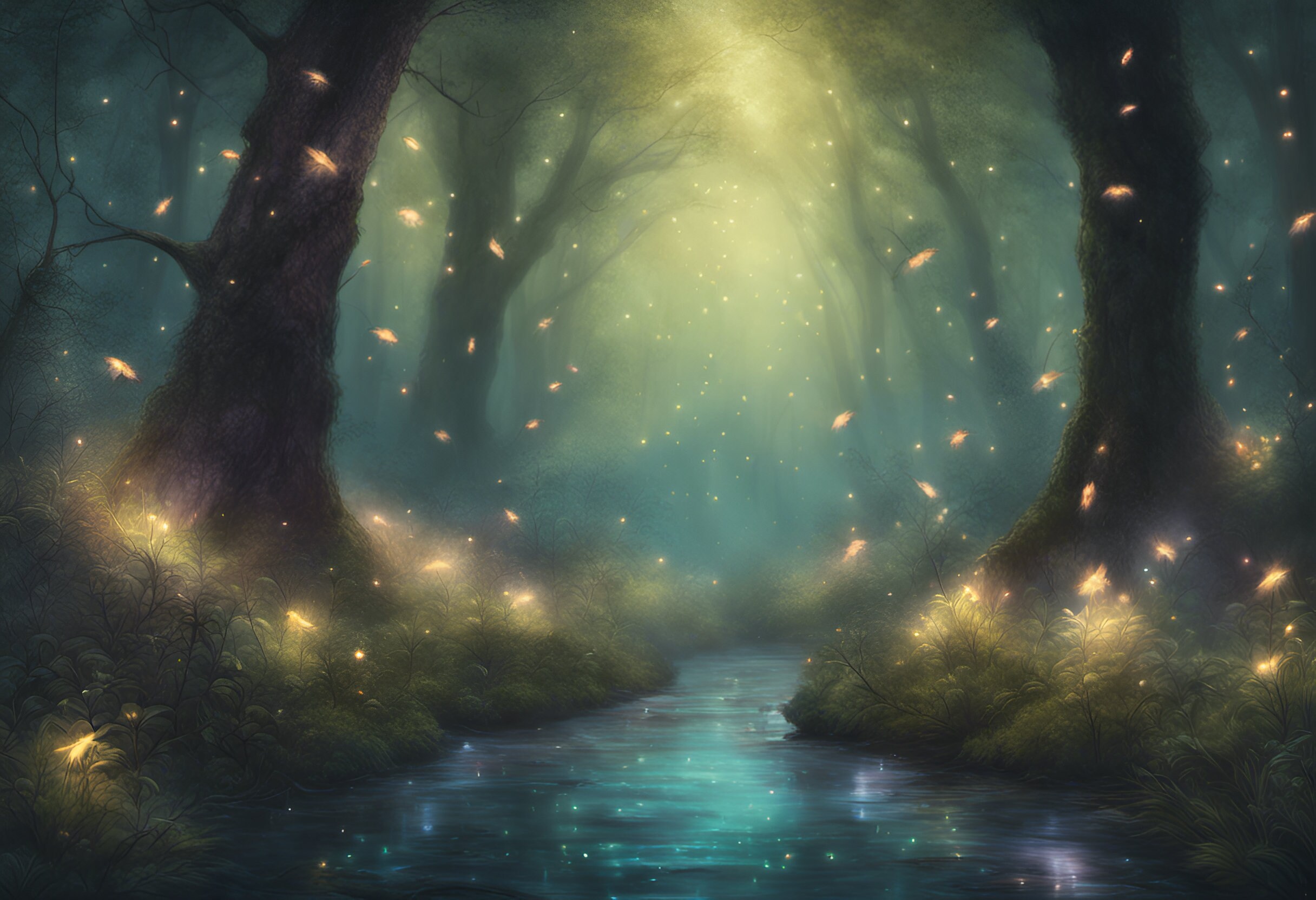 Enchanted Forest Landscape 4 High Quality Digital Images - Etsy