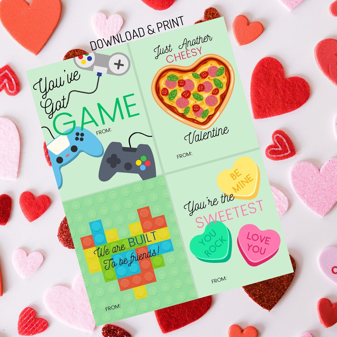 Printable Fun Cheesy Valentine's Day Cards, Valentine's Day Cards for ...