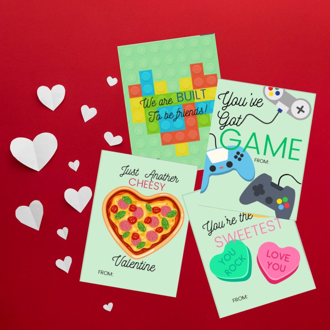 Printable Fun Cheesy Valentine's Day Cards, Valentine's Day Cards for ...