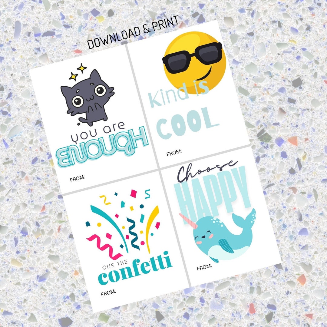 Printable Kindness Cards, Positivity Cards, Mini Affirmation Cards ...