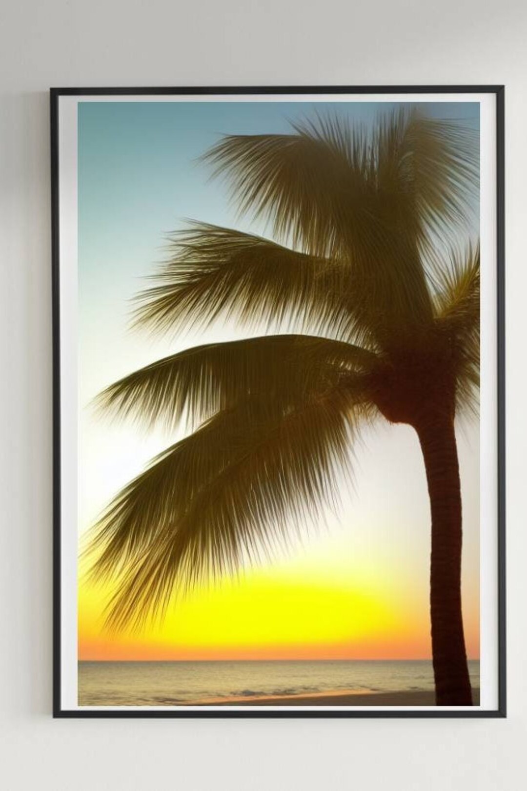 Printable Palm Tree Digital Image - Etsy