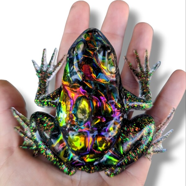 Colorful Frog - Etsy