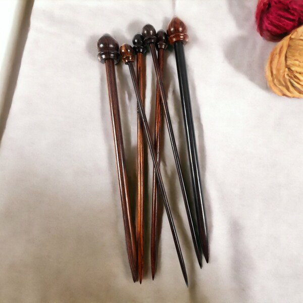 Wooden Knitting Needles - Etsy