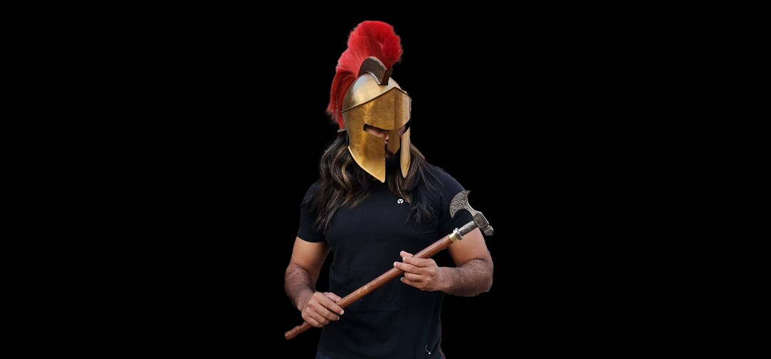 Spartan Helmet Replica Legendary Greek Warrior Armor, Collectible ...