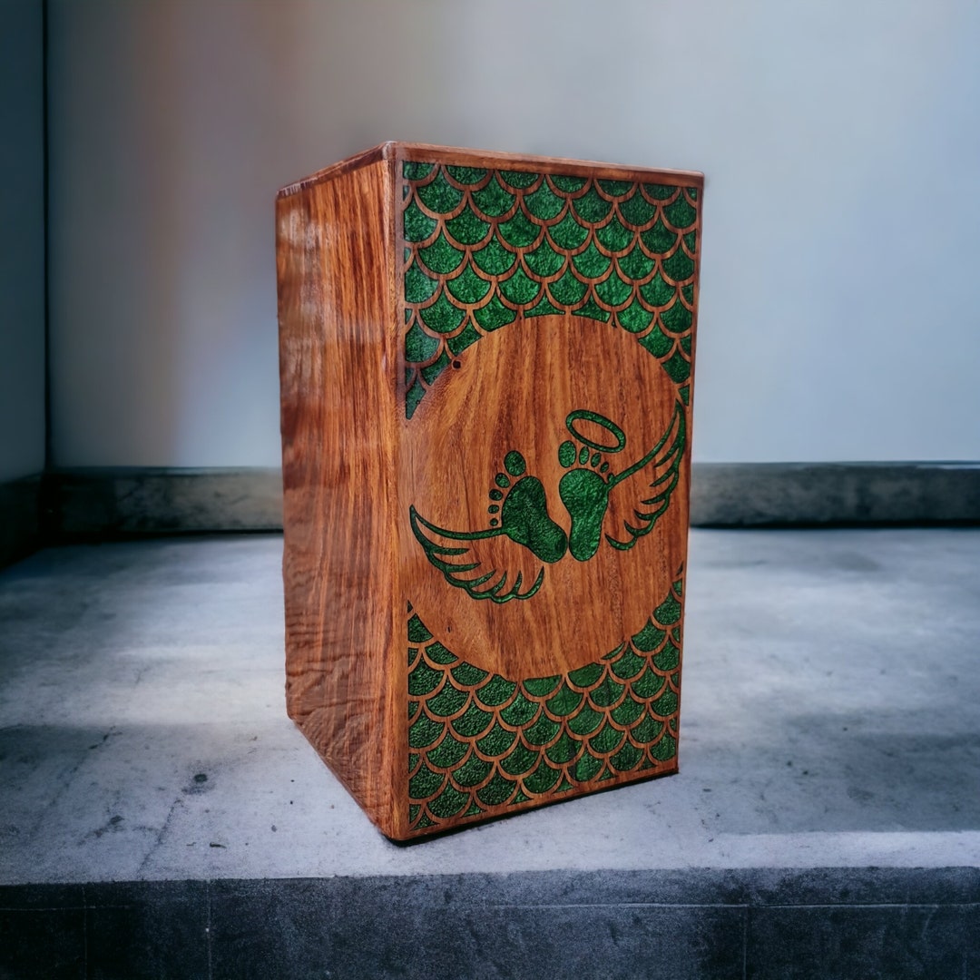 Personalized Rosewood Ashes Keepsake Box Urn for Human Ashes Engraved ...