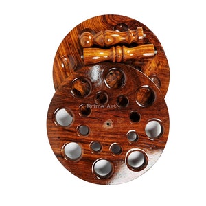 Handcrafted Wooden Crochet Stand Yarn Organizer and Tension - Etsy