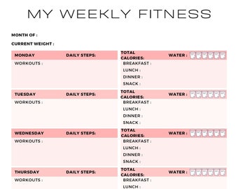 Weekly Digital Planner, Goodnotes Planner, iPad Planner, Notability ...