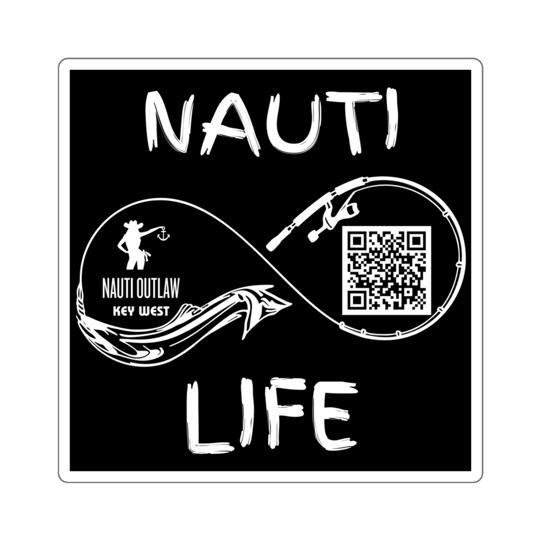 Nauti Life QR Square Stickers - Etsy