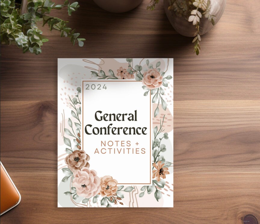 INSTANT DOWNLOAD General Conference Study Notebook - Etsy