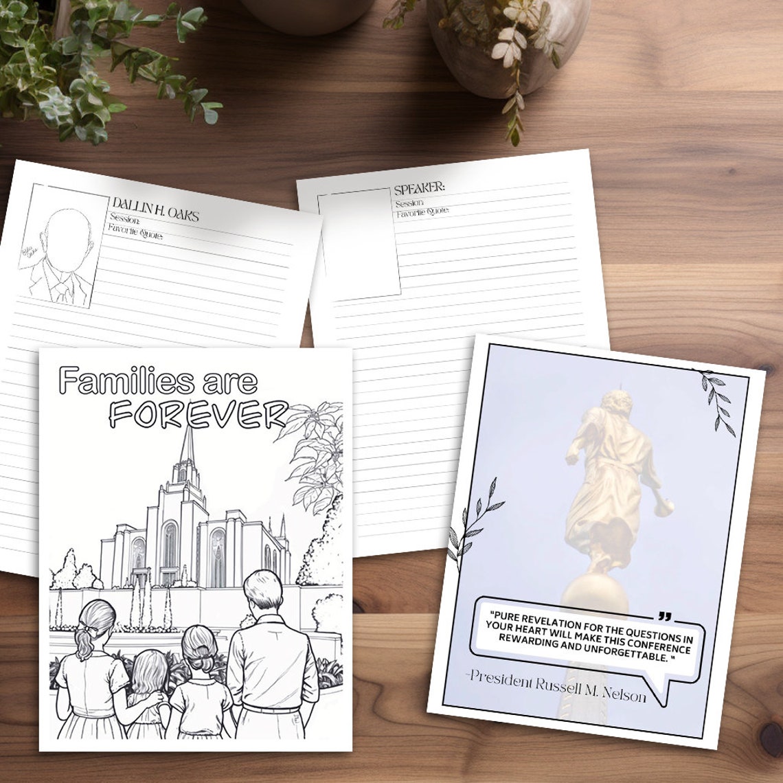 INSTANT DOWNLOAD: Youth General Conference Activity Notebook - Etsy