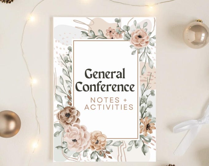 INSTANT DOWNLOAD General Conference Study Notebook, 2025 - Etsy