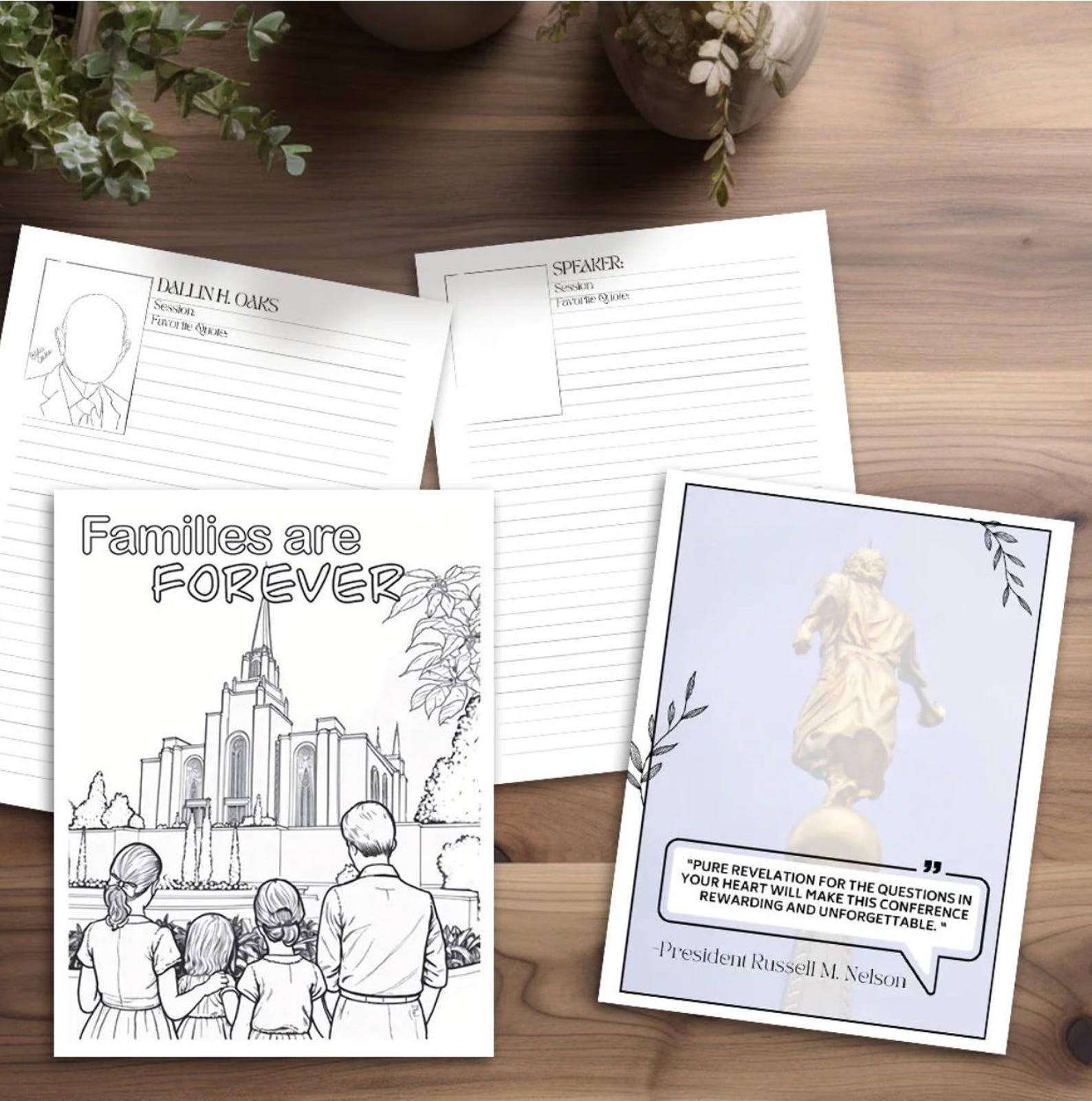 INSTANT: 2025 General Conference Activity & Notes Bundle – 3-in-1 ...