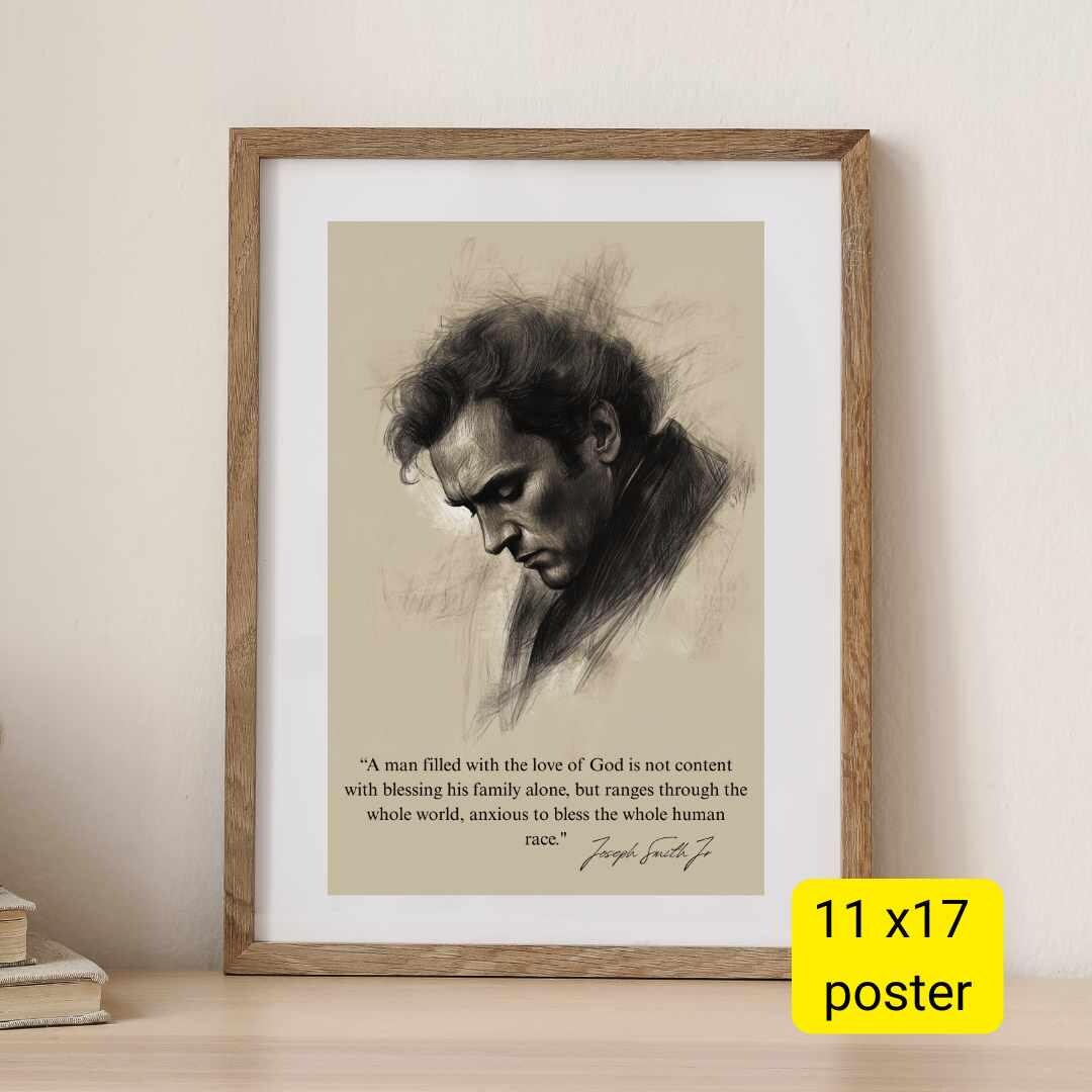 Joseph Smith Poster Set | 11x17 Printable Pack of 3 | LDS Quotes ...