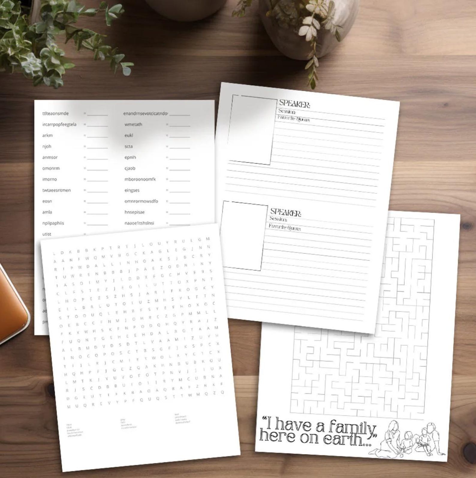INSTANT: 2025 General Conference Activity & Notes Bundle – 3-in-1 ...