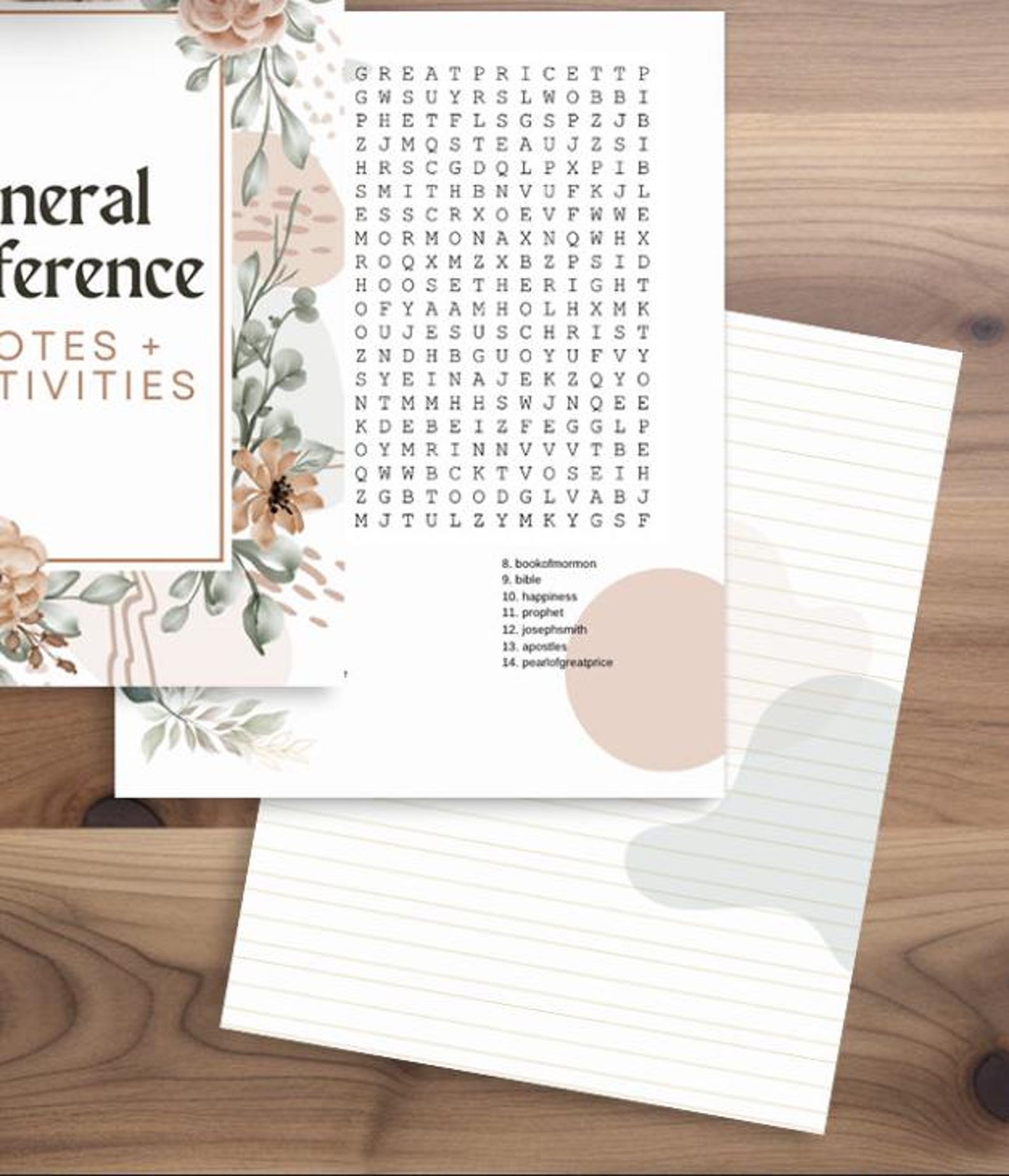 INSTANT DOWNLOAD General Conference Study Notebook, 2025 - Etsy