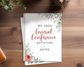 General Conference 2023 Notes Study Journal LDS General Conference ...