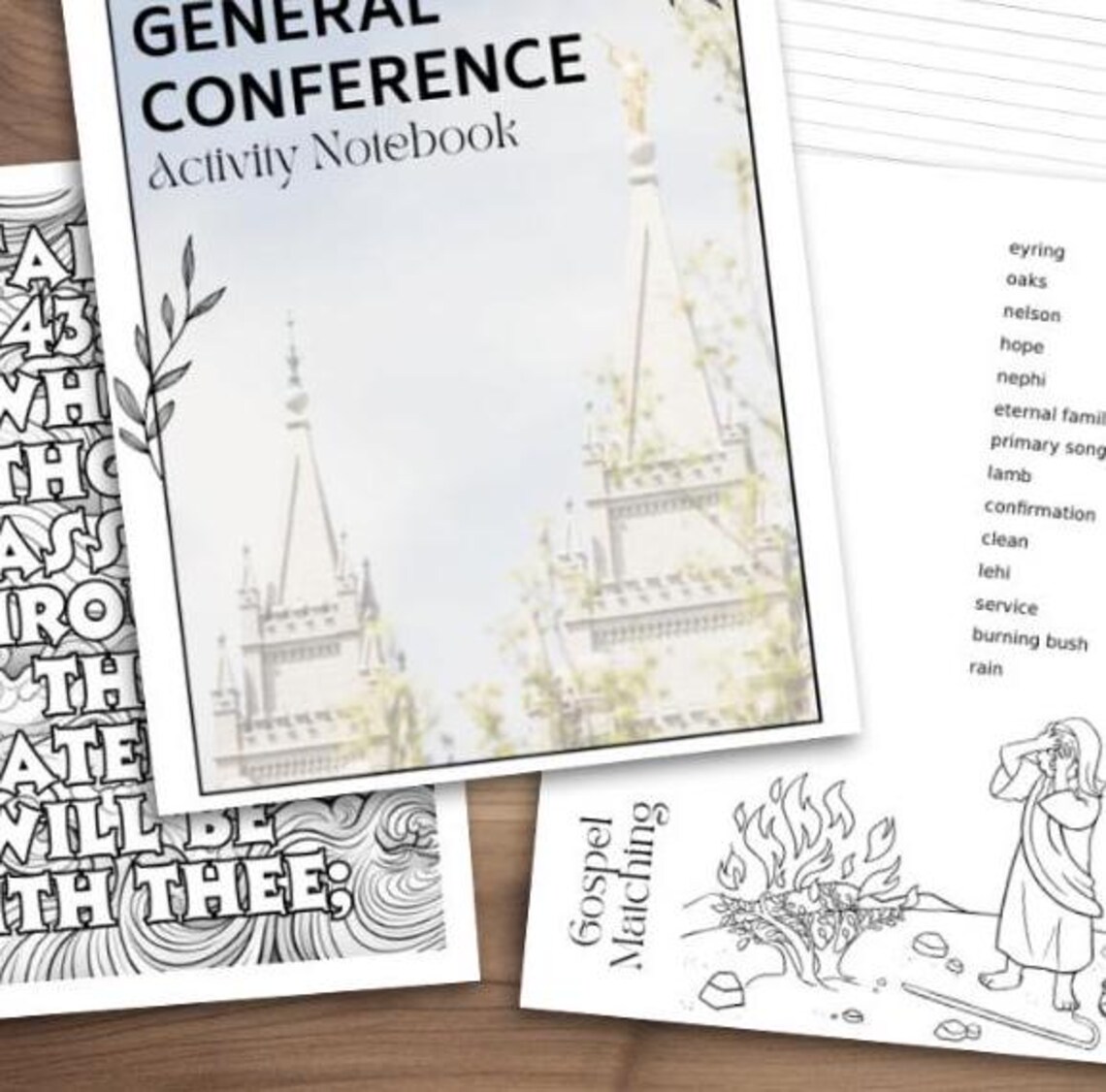 INSTANT DOWNLOAD: Youth General Conference Activity Notebook - Etsy