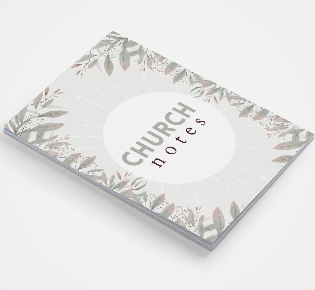 Notebook for LDS Church Meetings INSTANT DOWNLOAD - With Quote on Back ...