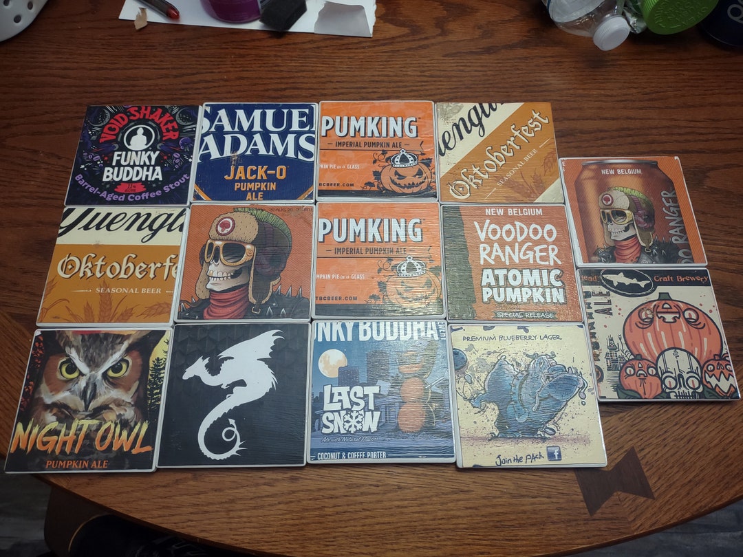 Beer Coasters Ceramic Tiles - Etsy