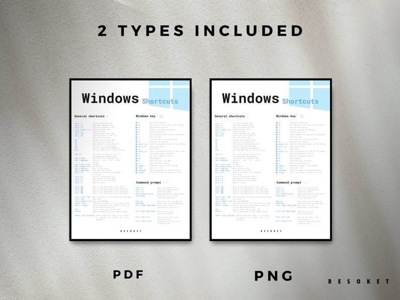 Windows Shortcuts, White Theme, High Quality Windows Keyboard Shortcuts ...