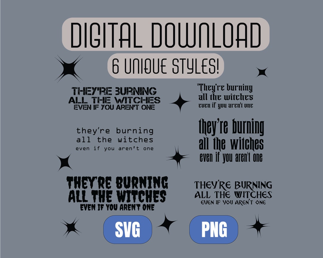 They're Burning All the Witches Even If You Aren't One PNG, Burning All ...