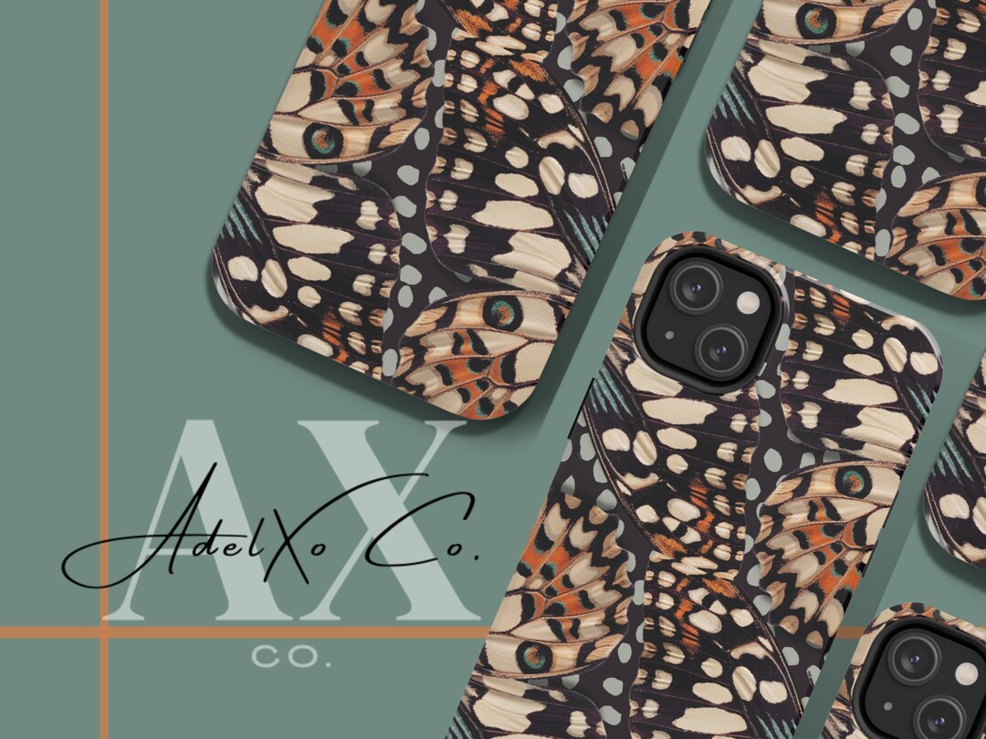 Black Aesthetic Butterfly Wings Case Vintage Cute Design Monarch ...