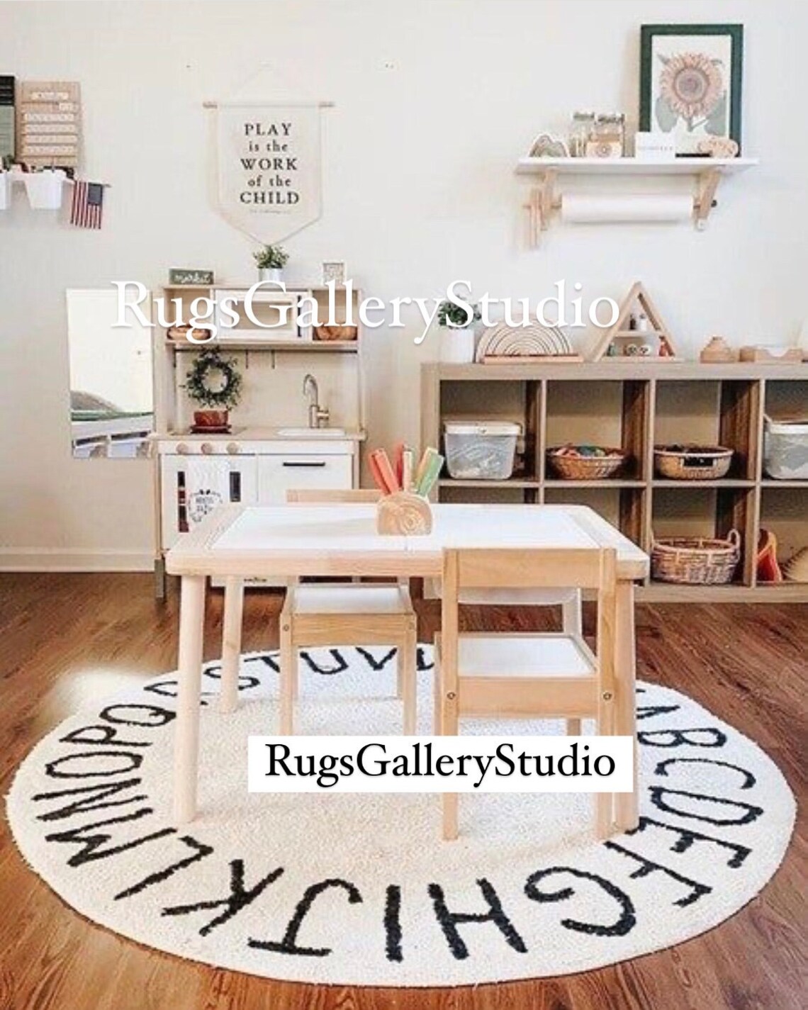 Alphabet Letter A-Z Hand Made Tufted Rug for Kids - Etsy Canada