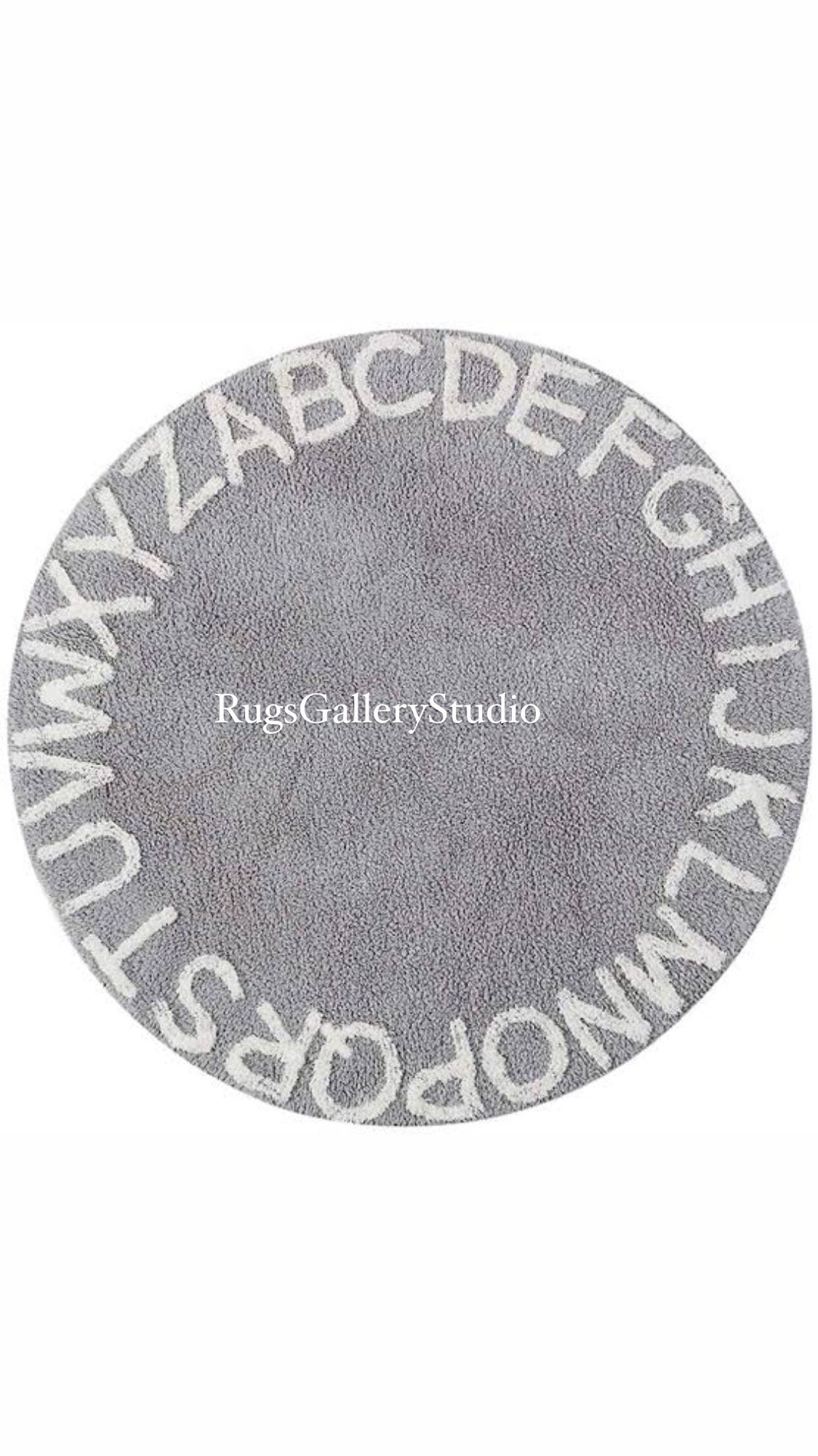 Alphabet Letter A-Z Hand Made Tufted Rug for Kids - Etsy Canada